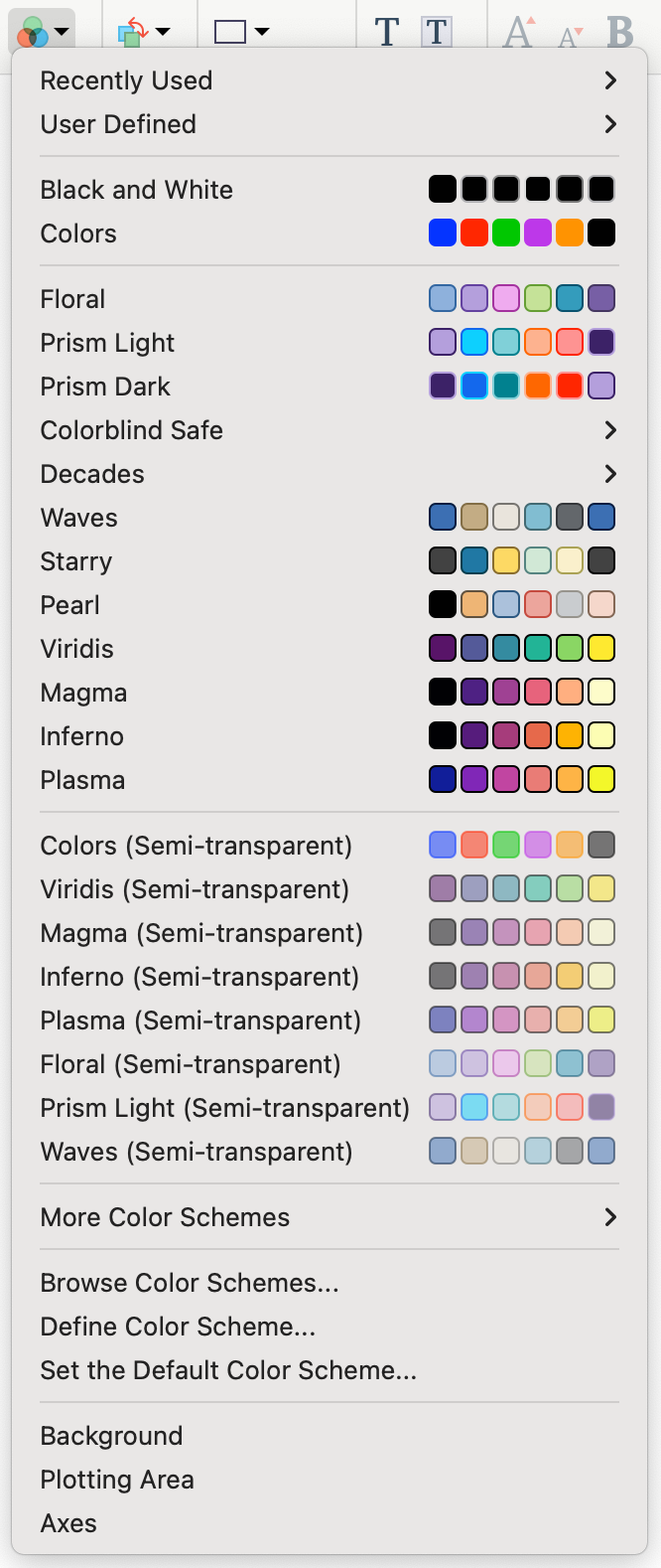 GraphPad Prism 10 User Guide - Color schemes