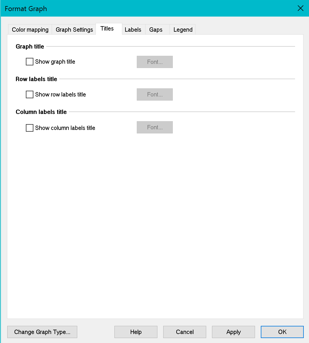 GraphPad Prism 9 User Guide - TItles