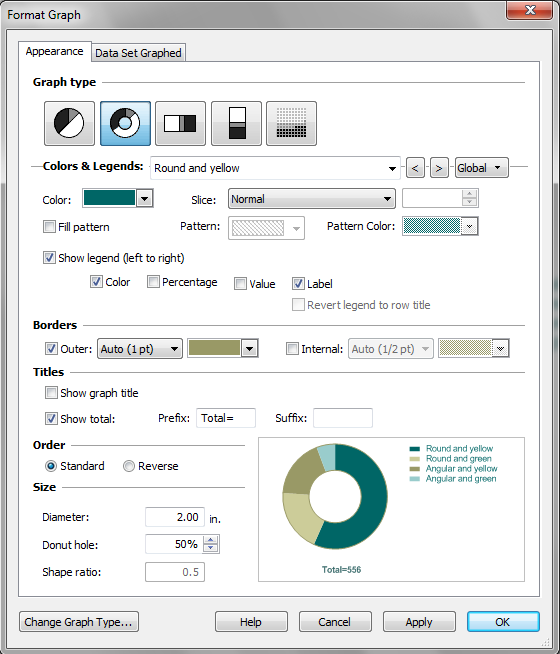 GraphPad Prism 9 User Guide Changing The Look Of Parts Of Whole Graphs