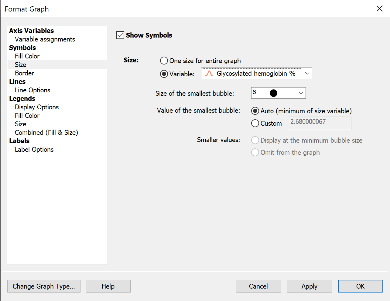 GraphPad Prism 9 User Guide - Size